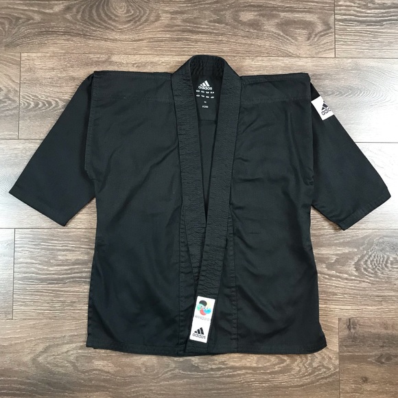 adidas | Shirts & Tops | Adidas Karate Kata Martial Arts Kids Wkf ...